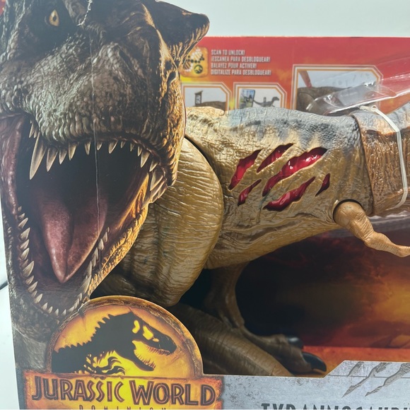 Mattel | Toys | New Jurassic World Dominion Extreme Damage T Rex ...